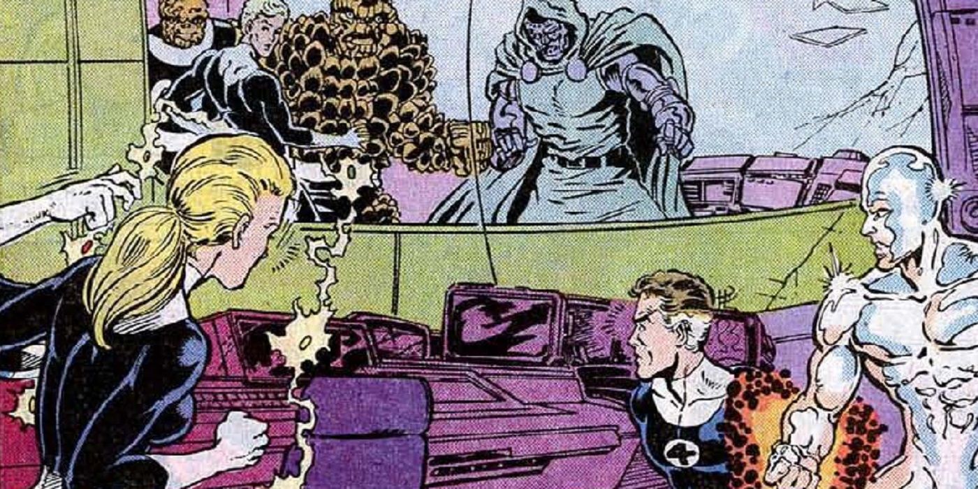 Fantastic Four and Silver Surfer Cross Paths in Infinite Space