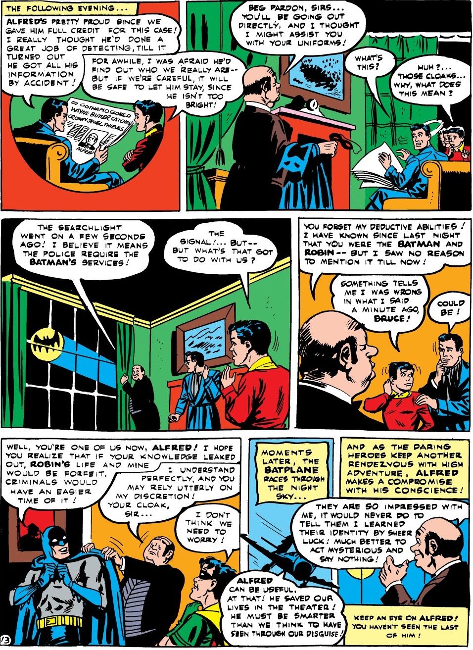 How Did Alfred First Learn Batman and Robin's Secret Identities?