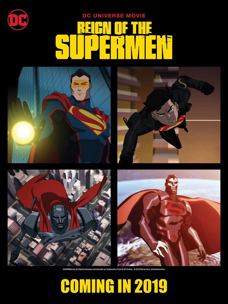 DC's Reign of the Supermen Animated Movie Poster Released