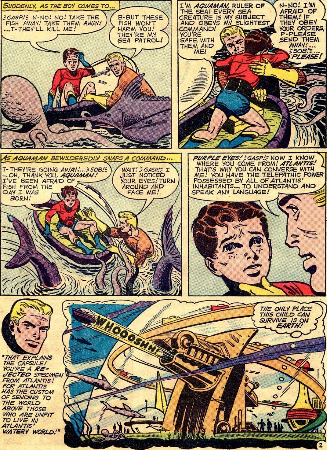 When Did Aquaman First Visit Atlantis in the Comics?
