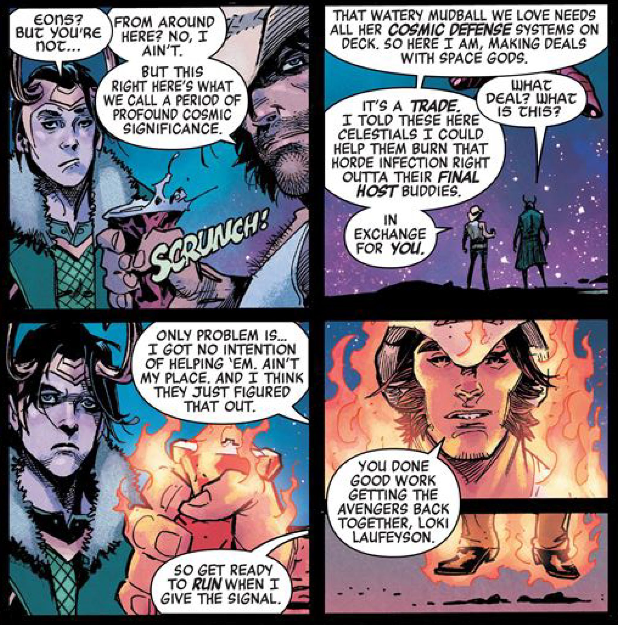 Wolverine & Loki's Infinity Stone Quest Begins in Avengers #700