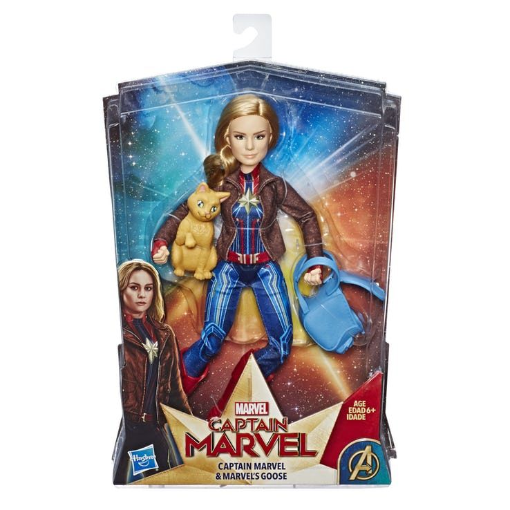 Hasbro's Captain Marvel Toy Line Features... a Cat in Cuffs?