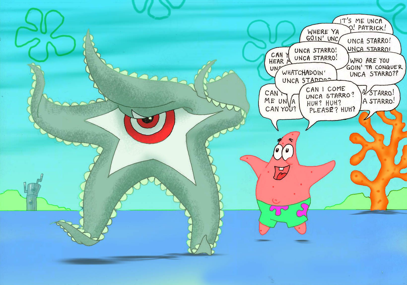 Line it is Drawn: A Line Tribute to SpongeBob Squarepants