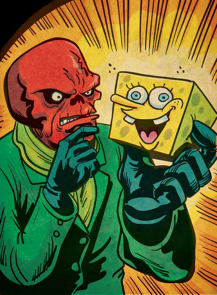 Line it is Drawn: A Line Tribute to SpongeBob Squarepants