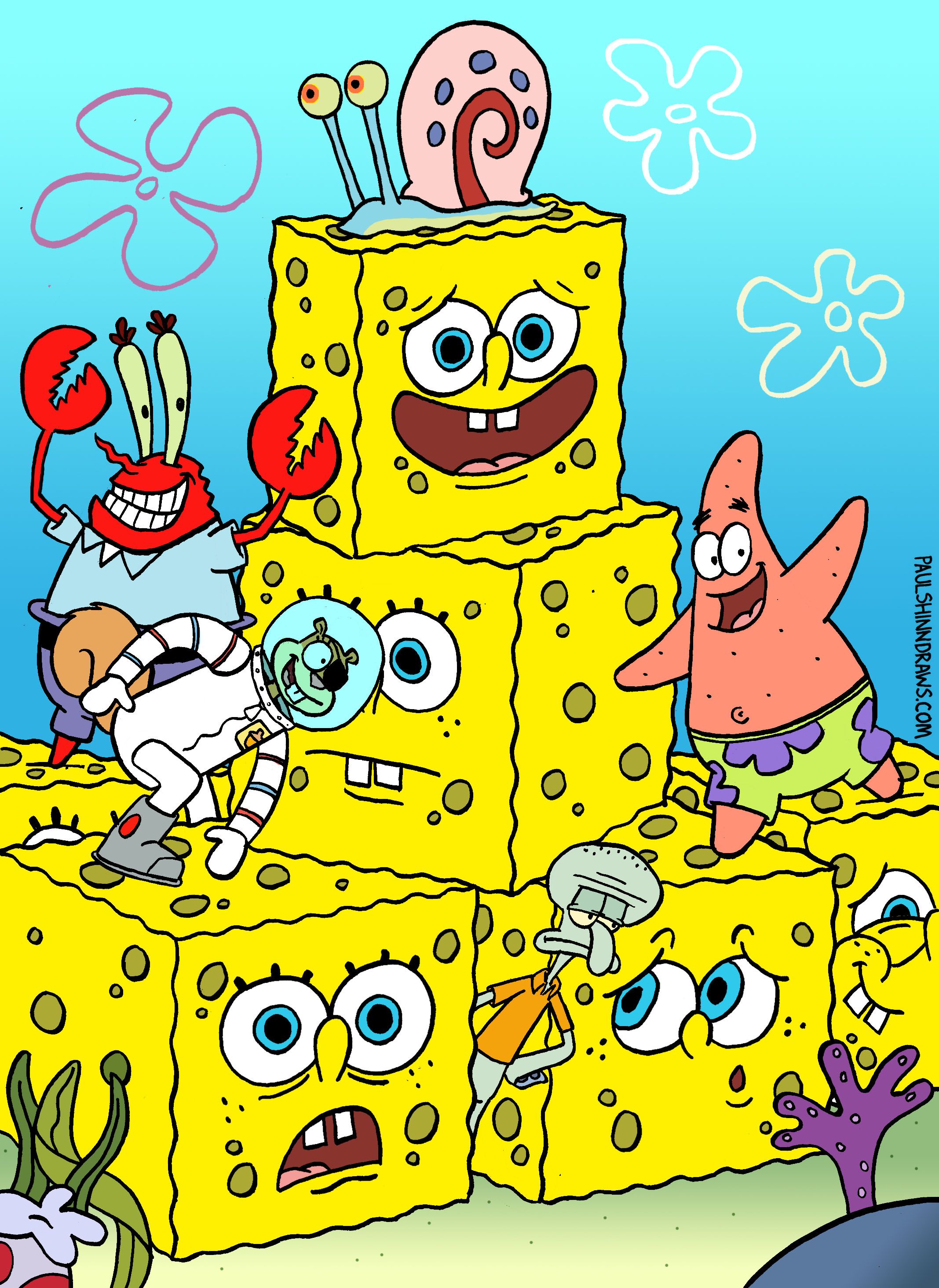 Line it is Drawn: A Line Tribute to SpongeBob Squarepants