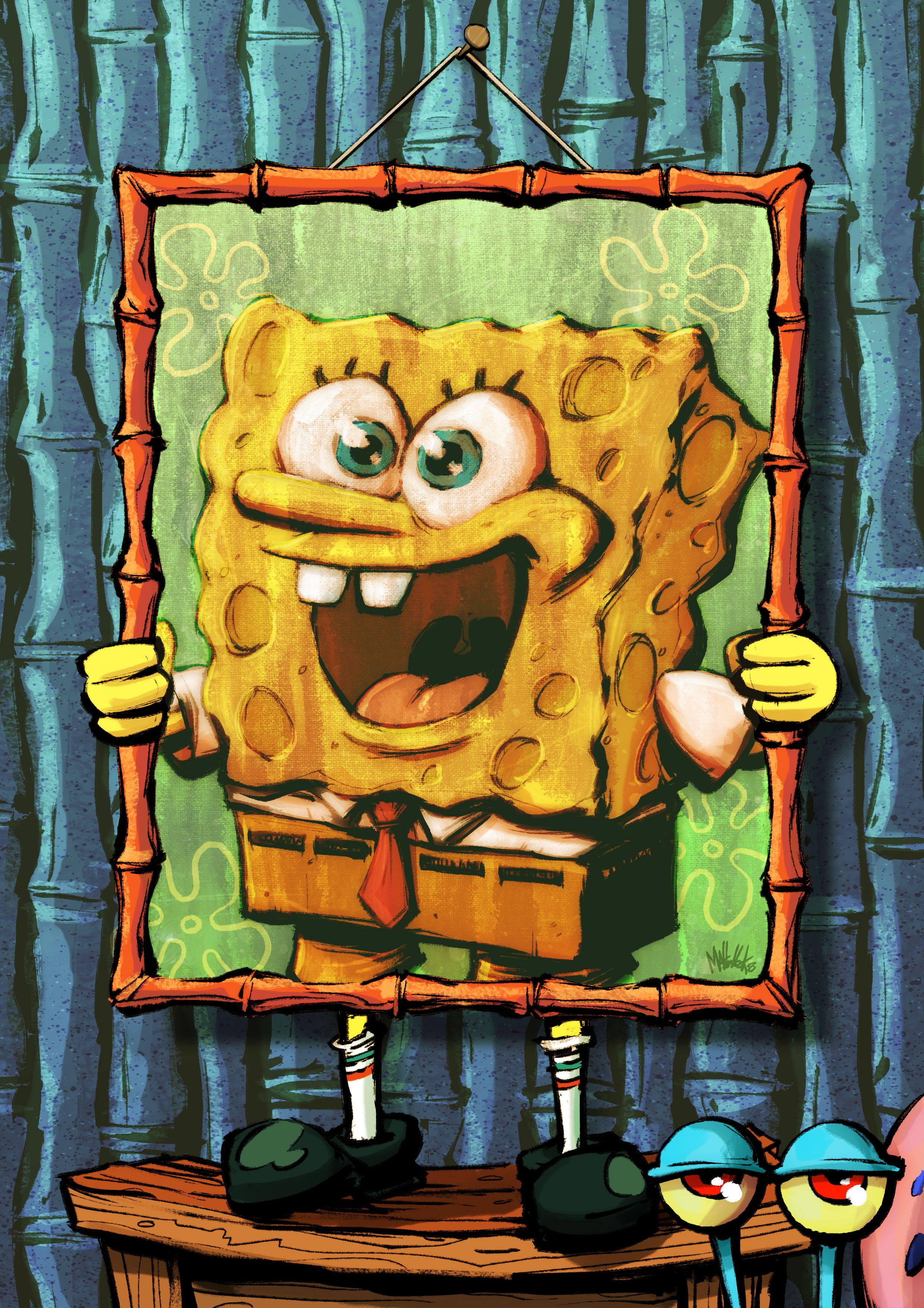 Line it is Drawn: A Line Tribute to SpongeBob Squarepants