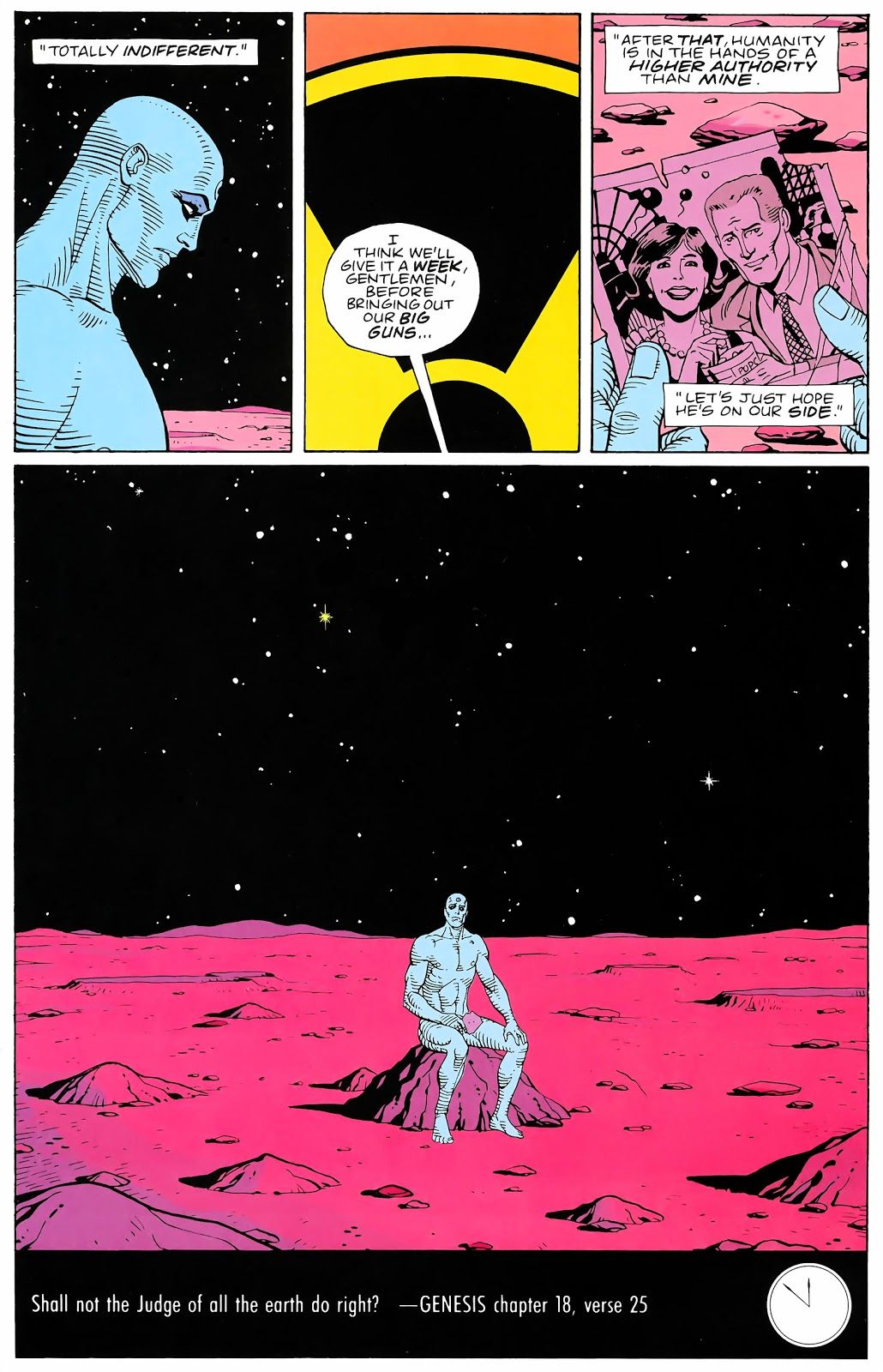 Alan Moore Changed A Watchmen Plot Point to Avoid Offending People