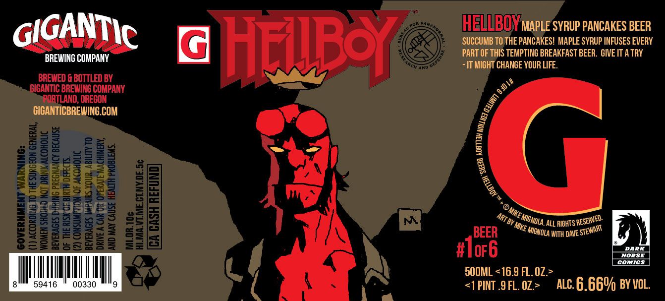 Hellboy Teams with Gigantic Brewing for Limited Edition Craft Beers