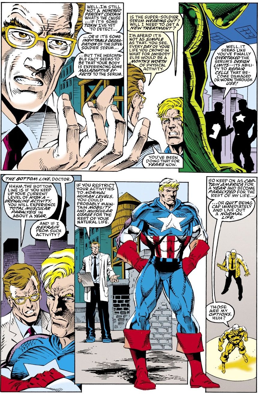 How Mark Gruenwald Set Up Mark Waid's Captain America Run