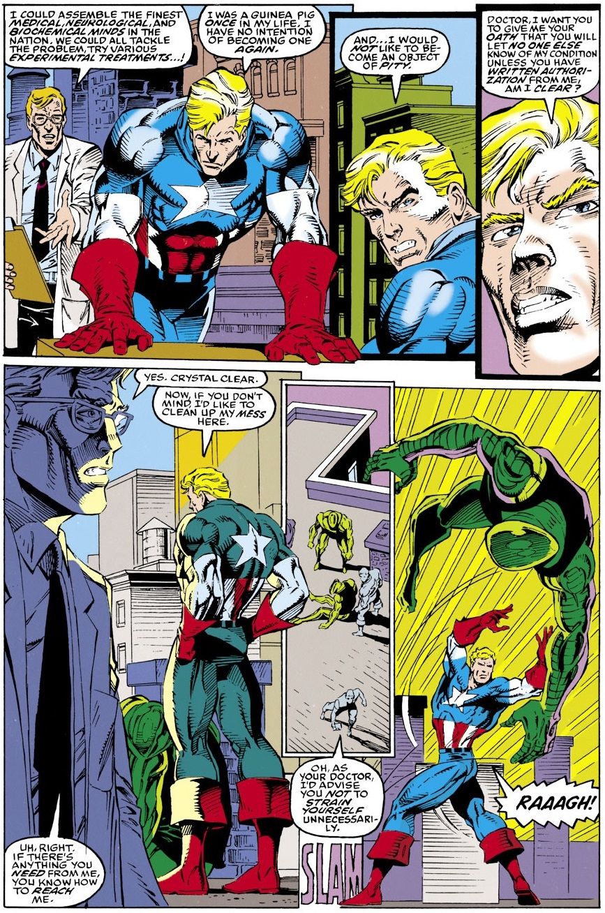 How Mark Gruenwald Set Up Mark Waid's Captain America Run