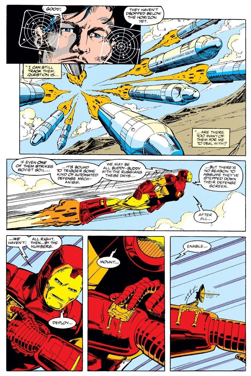 When Did Iron Man First Have a Head-Up Display?