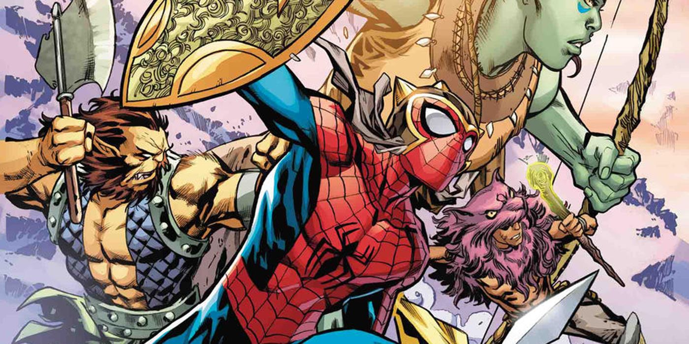 Spider-Man Leads a War of the Realms Super Team