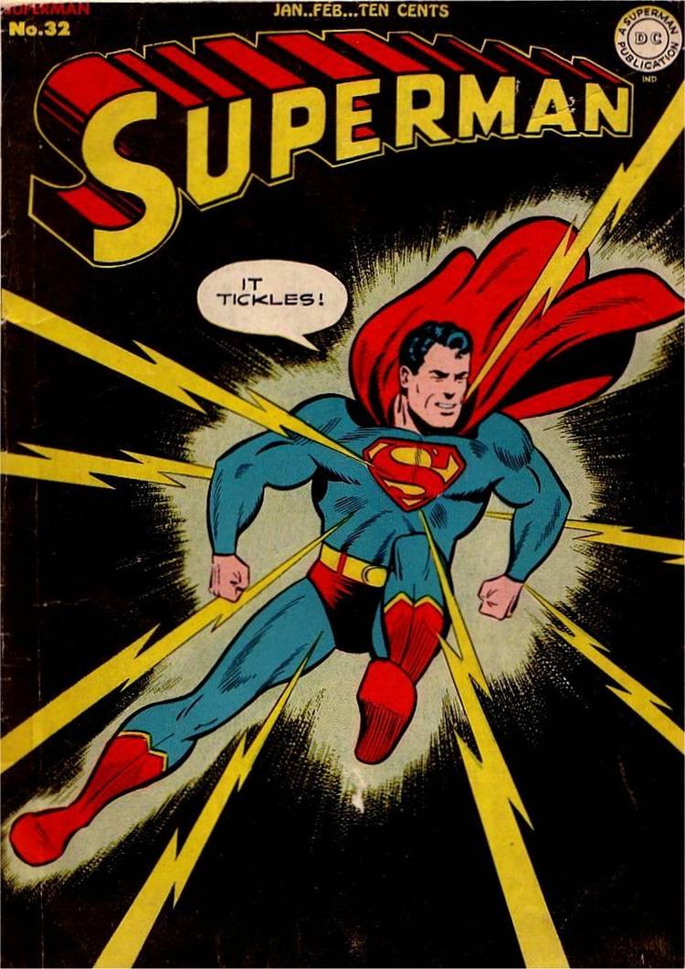 When Was Superman First 'Tickled' By Lightning?