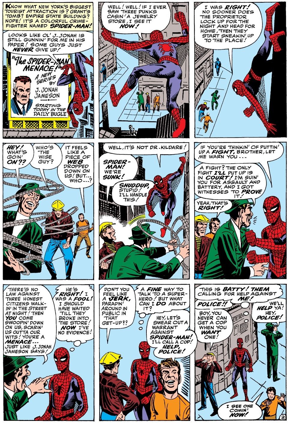 When Was Spider-Man First Wanted By The Police?