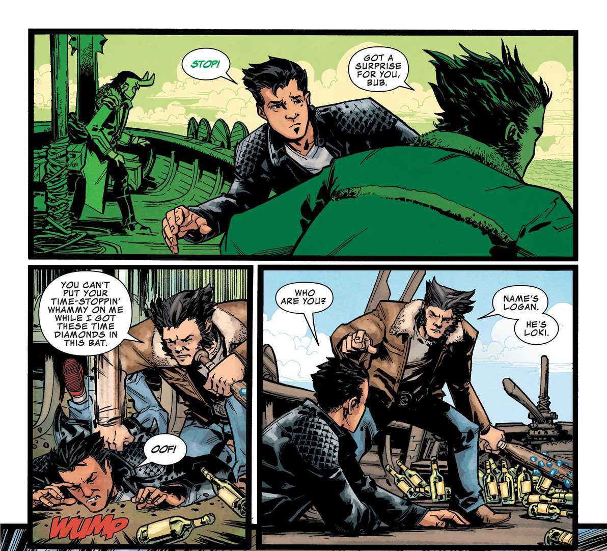 Wolverine's Infinity Stones Artifact Is a Time Bat with Diamonds