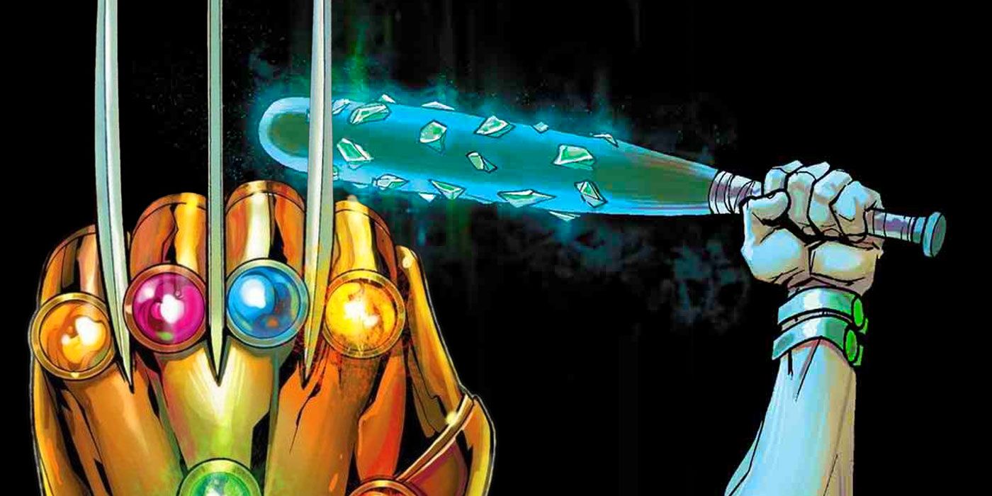 Wolverine's Infinity Stones Artifact Is a Time Bat with Diamonds