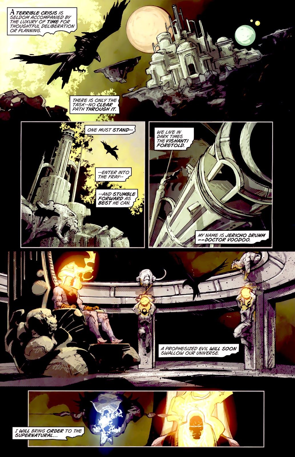 The First Time That We Met Doctor Voodoo, Sorcerer Supreme