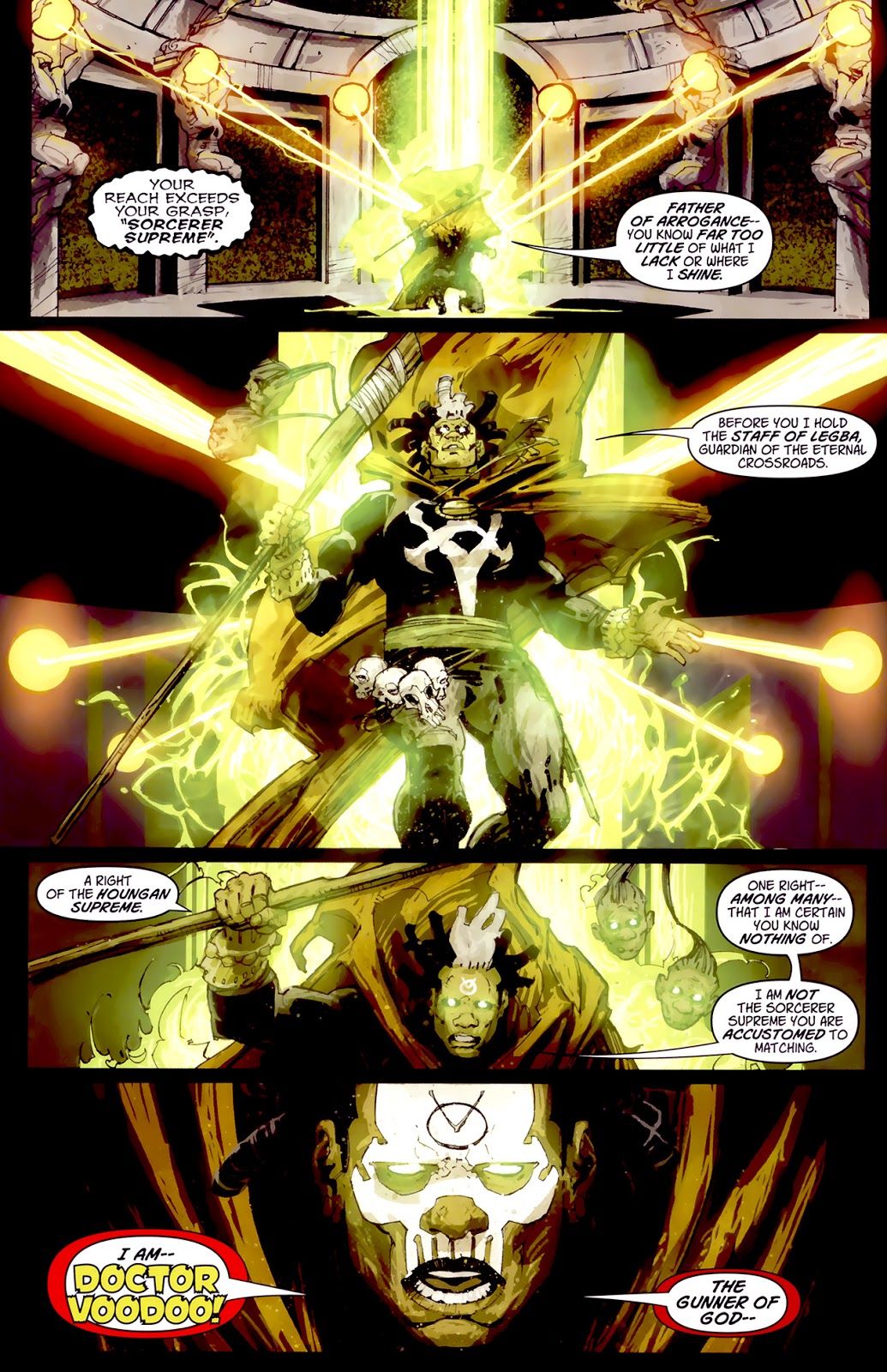 The First Time That We Met Doctor Voodoo, Sorcerer Supreme