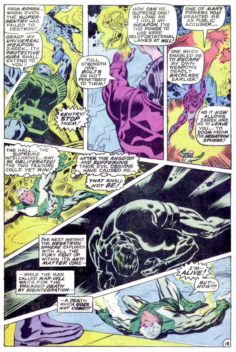 Who the Heck Was Zo, the 'God' That Gave Mar-Vell New Powers?