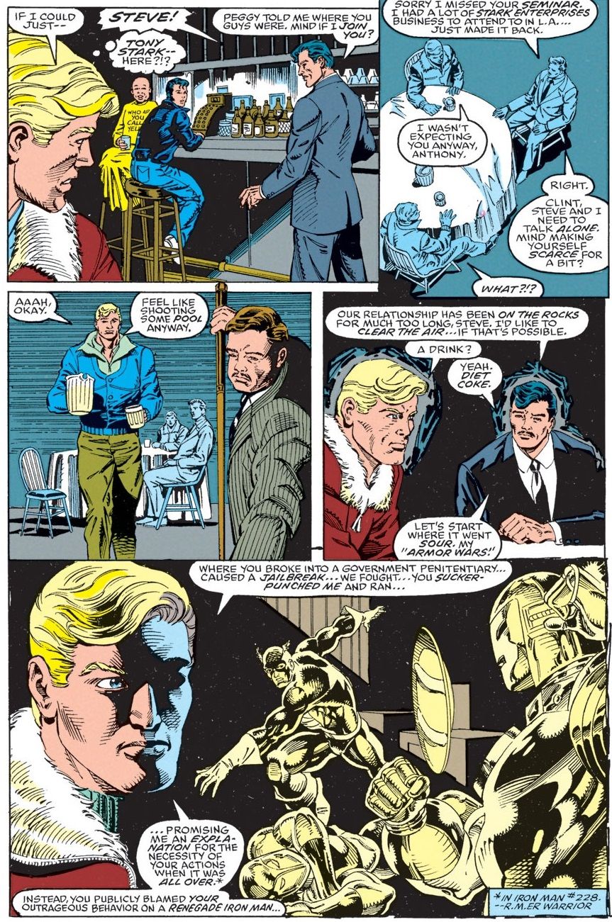 How Did Captain America and Iron Man Quash Their Armor Wars Beef?