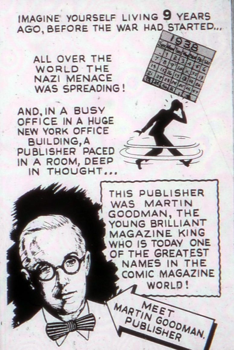 Did Stan Lee Once Credit Martin Goodman For Creating Captain America?