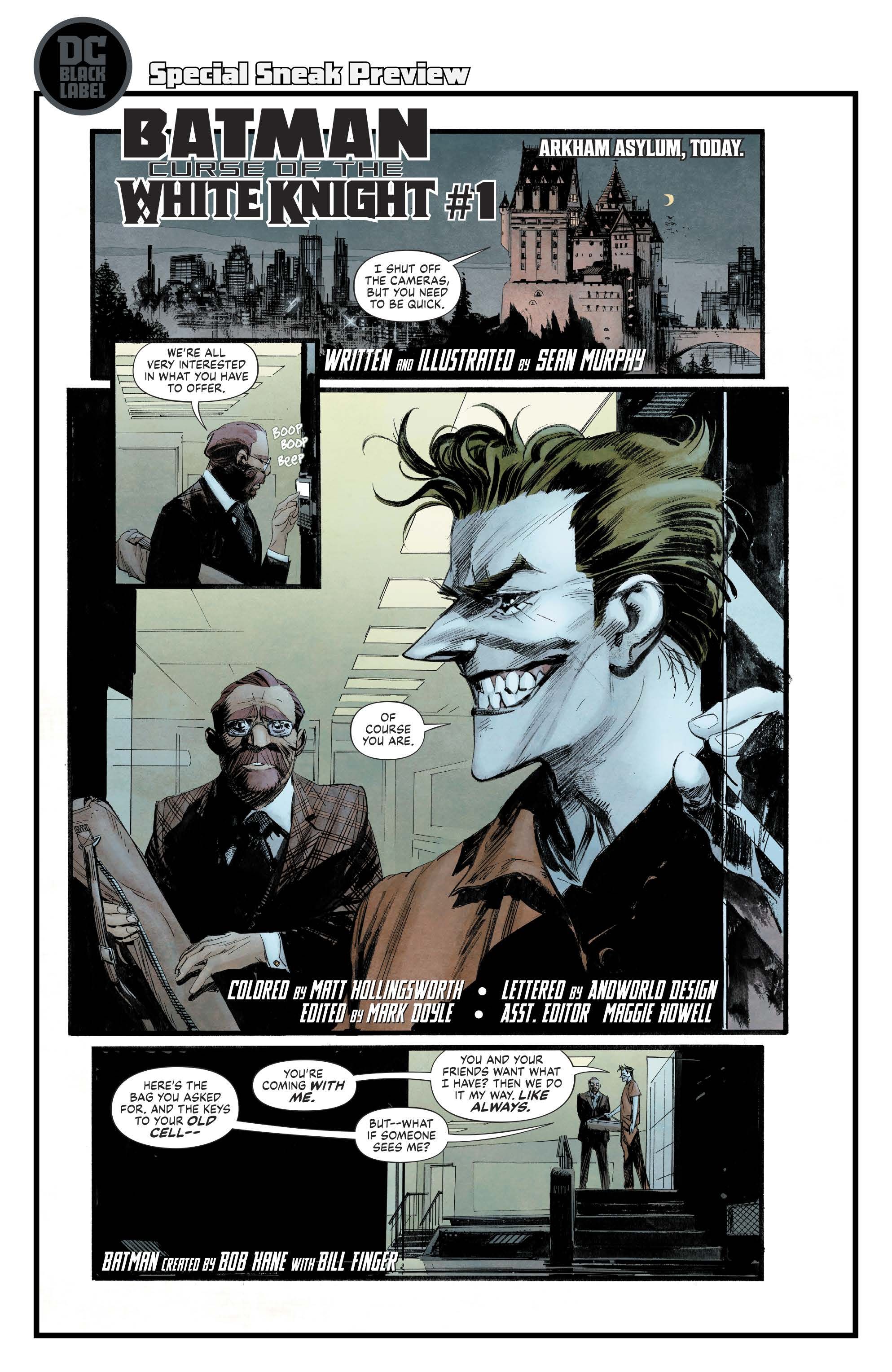 Batman: Curse of the White Knight First Look Teases Gotham's Biggest Secret