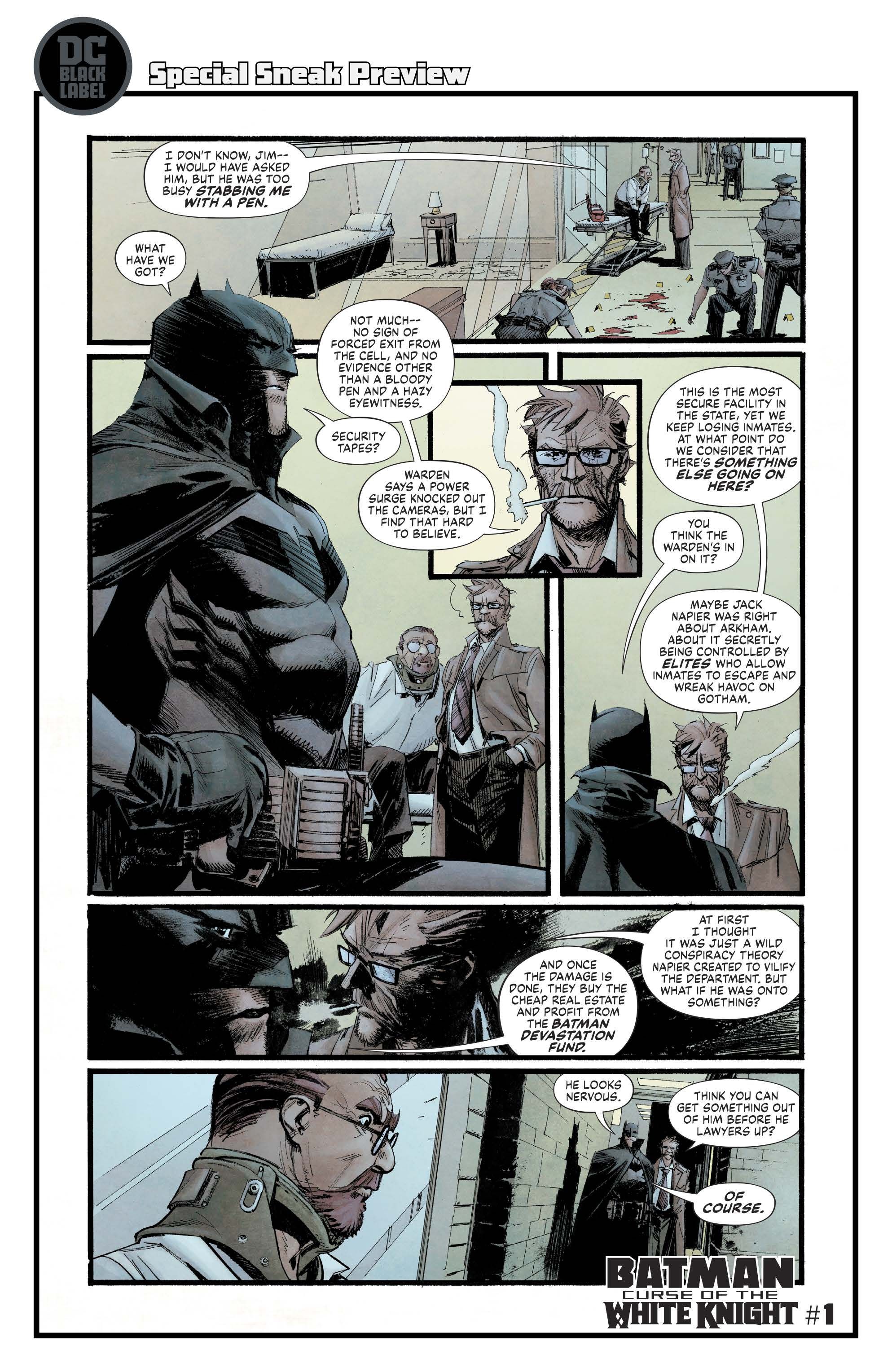 Batman: Curse of the White Knight First Look Teases Gotham's Biggest Secret