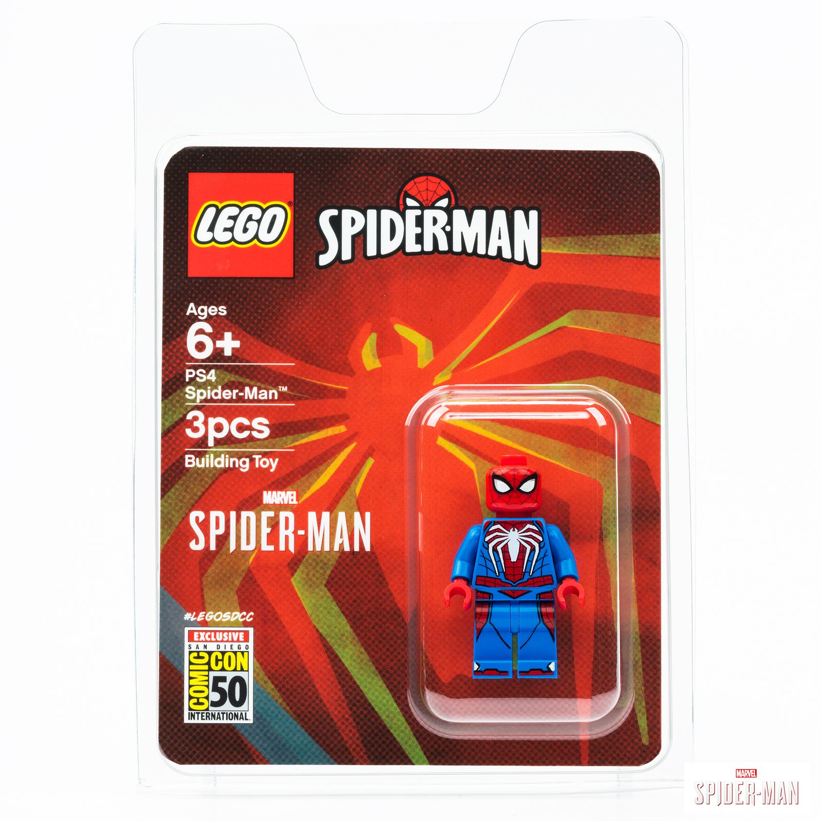 LEGO Reveals SDCC-Exclusive PS4 Spider-Man Minifig Giveaway