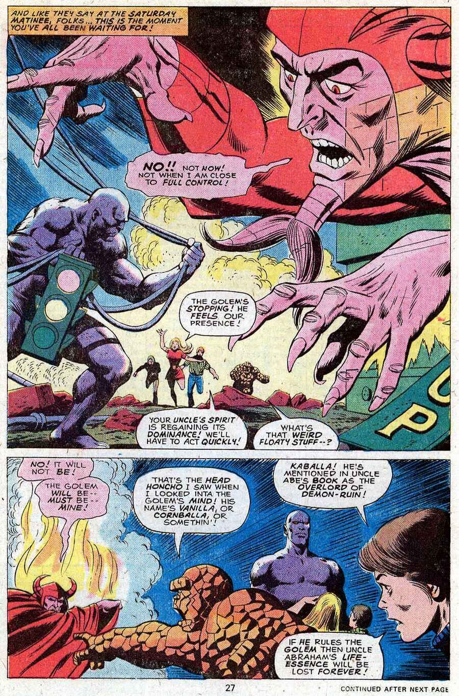 The Thing Made Sure to Give the Golem's Story a Satisfying Conclusion!