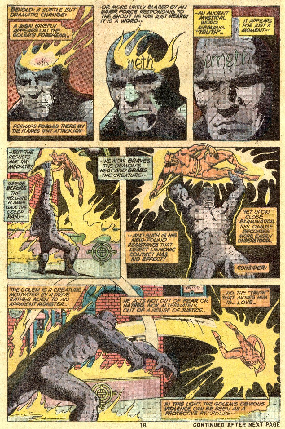 The Thing Made Sure to Give the Golem's Story a Satisfying Conclusion!