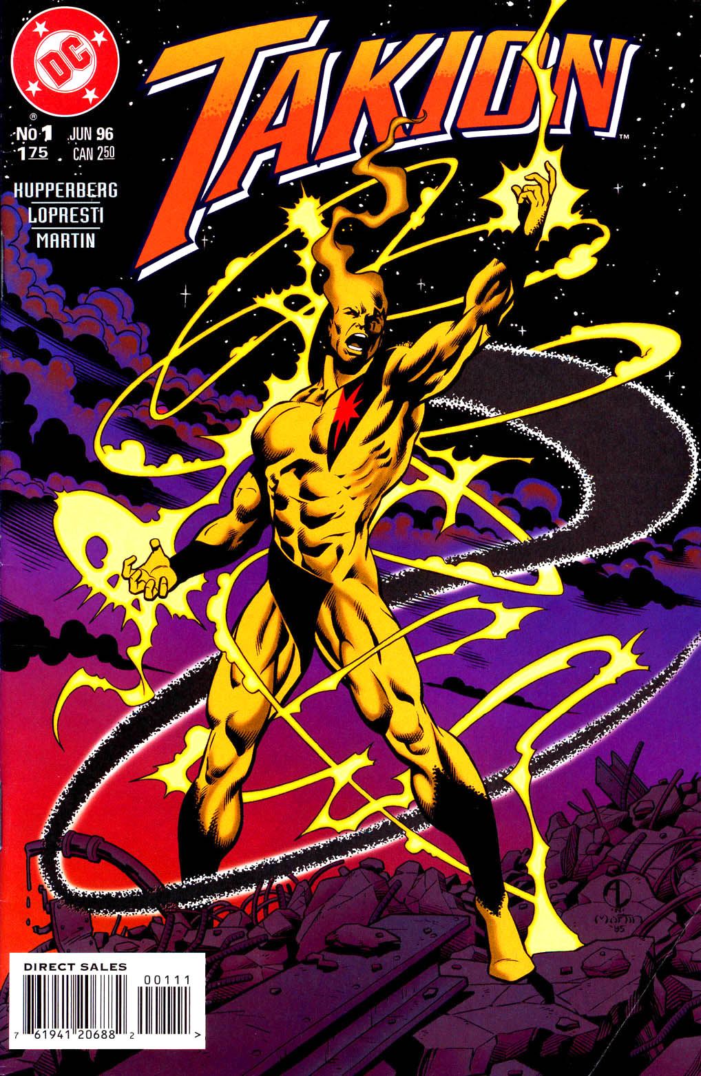 Which DC Superhero Was Takion Originally Going to Be?