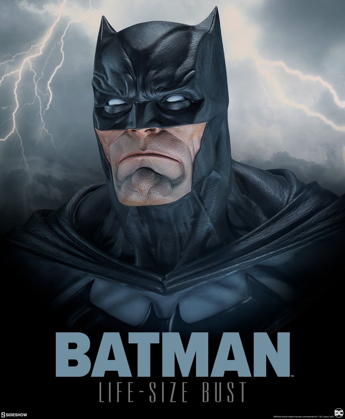 Life-Size Batman Bust Lets You Own the Dark Knight's Signature Scowl