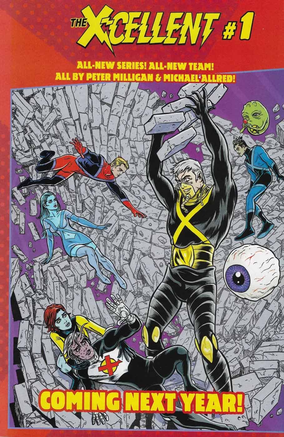 Peter Milligan, Mike Allred Reunite for Marvel's The X-Cellent in 2020