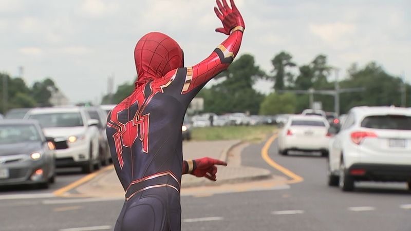 Spider-Man in Texas Holds Up Encouraging Signs for Drivers