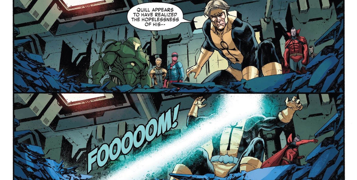 Old Man Quill Gives Star-Lord His Biggest Upgrade Ever, Literally