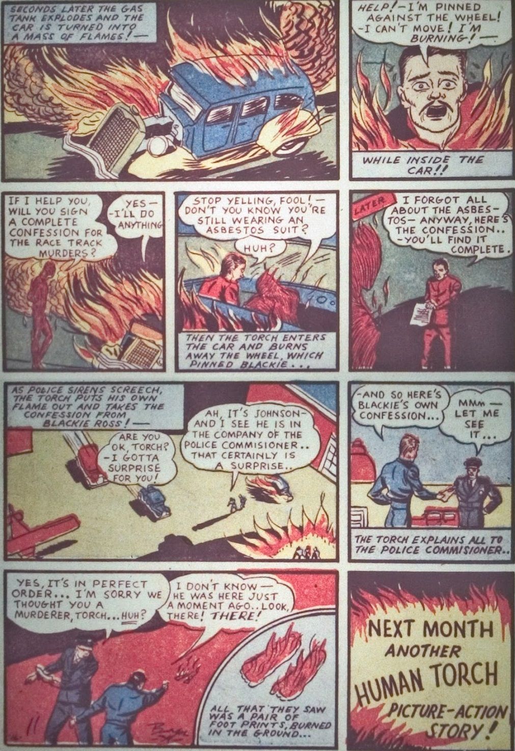 Did the Human Torch Really Kill His Own Creator, Professor Horton?
