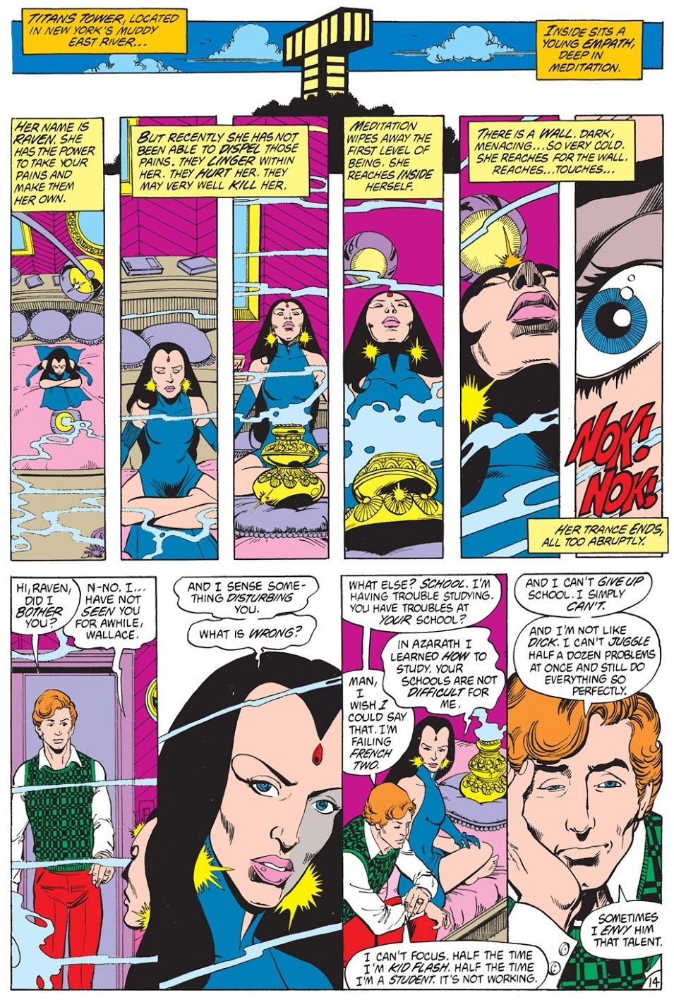 How George Perez's Changing Art Style Became a Teen Titans Plot Point