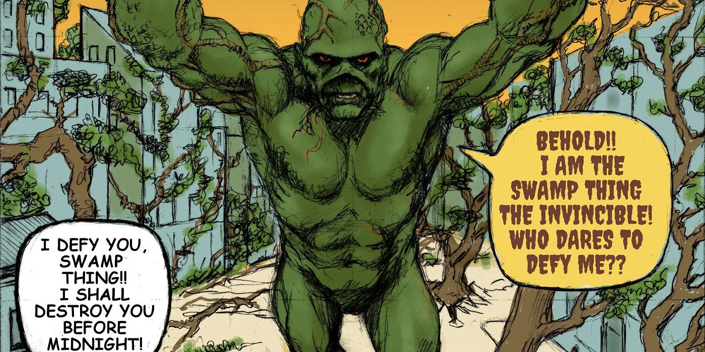 What If Swamp Thing and Groot Swapped Their Debut Covers?