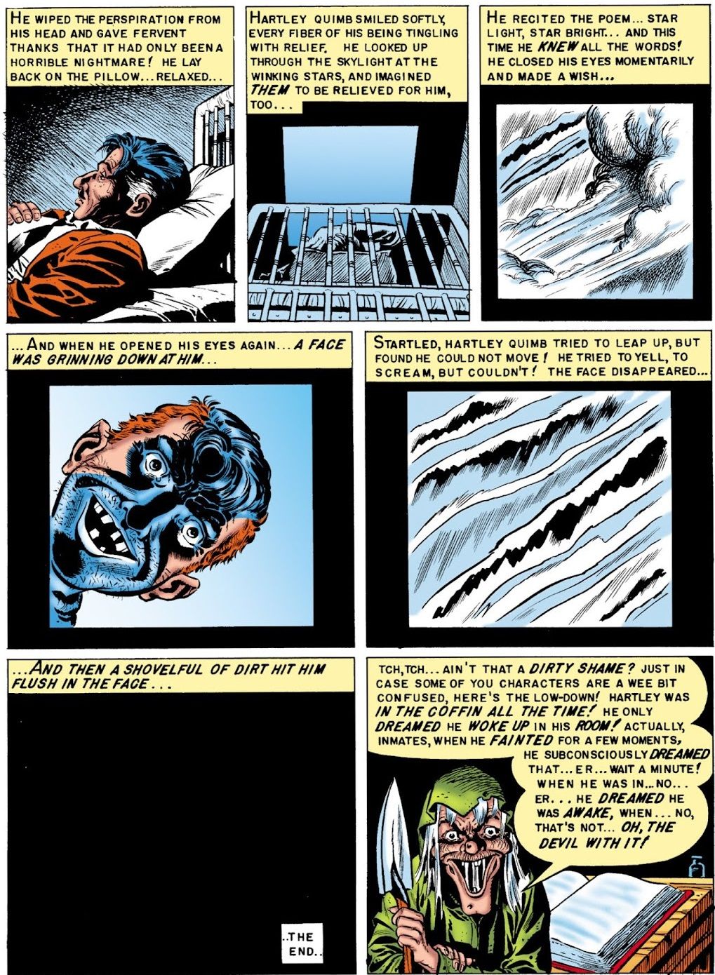 The Last Sight You See Before Dying Is Quite a Fright In This EC Classic