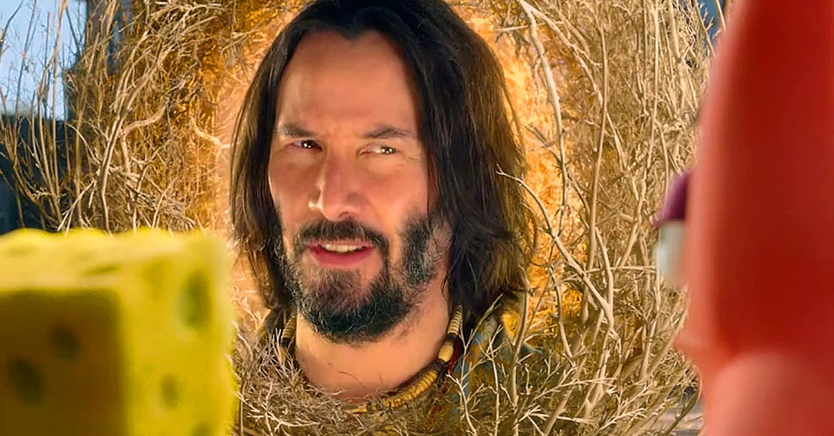 Keanu Reeves' Global Conquest Continues As the SpongeBob Movie's Sage Keanu Reeves' Global Conquest Continues As the SpongeBob Movie's Sage