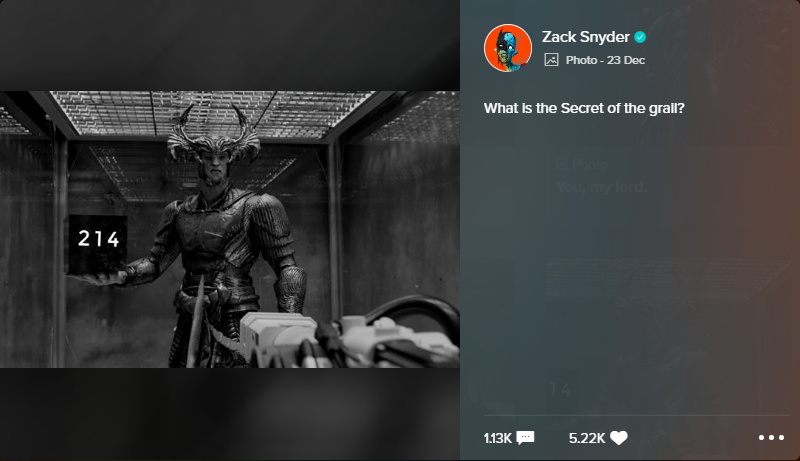 Zack Snyder Shares Images from Justice League Cut Scenes