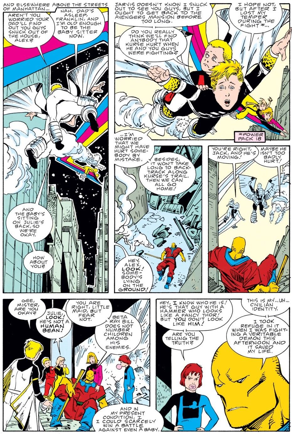 Times During the 1980s That Major Marvel Comics Promoted Power Pack