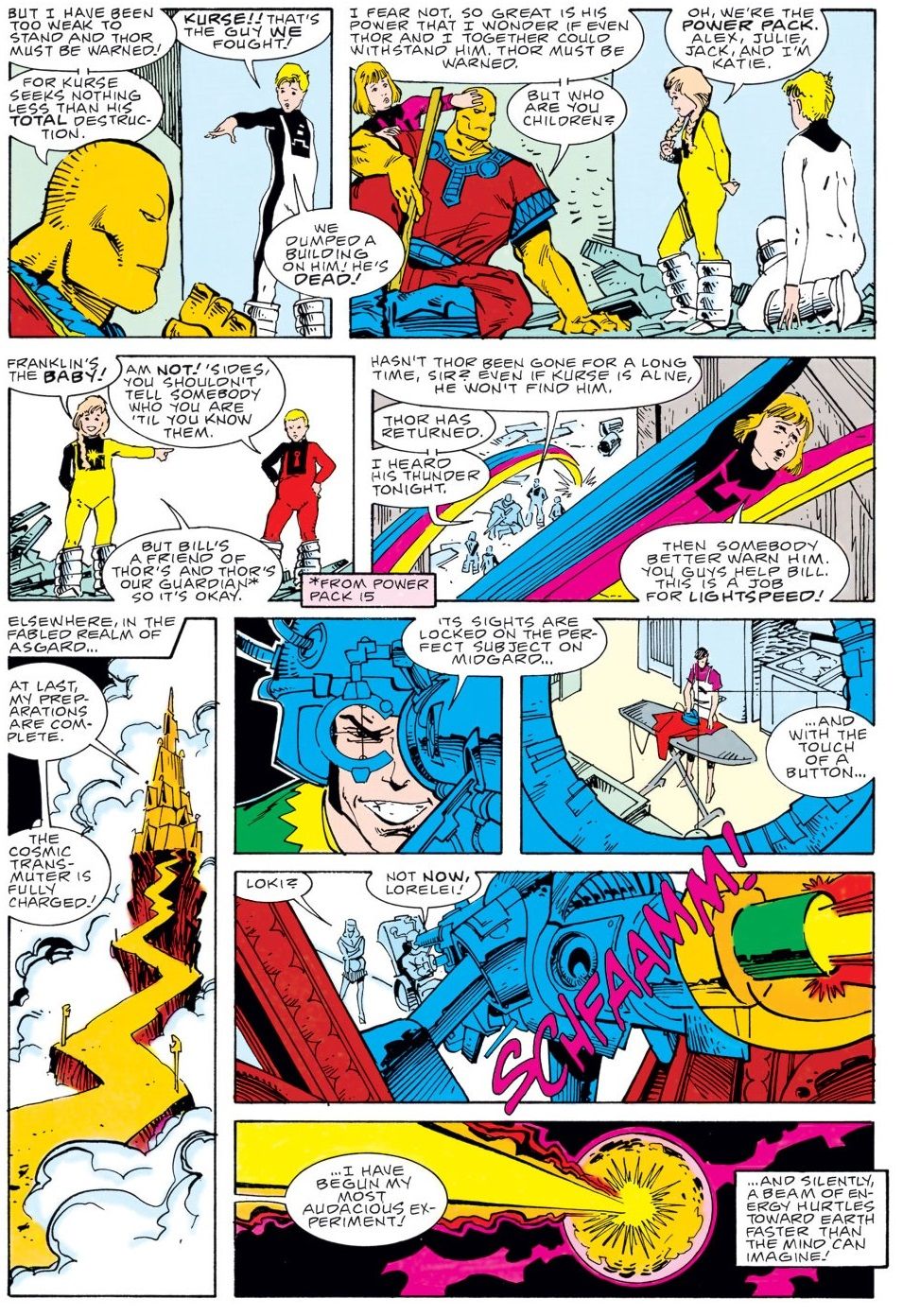 Times During the 1980s That Major Marvel Comics Promoted Power Pack