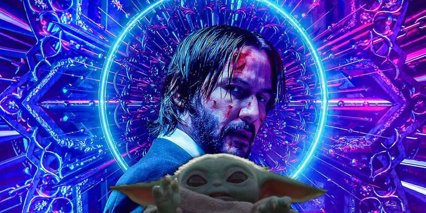 Baby Yoda Faces John Wick in New BossLogic Poster