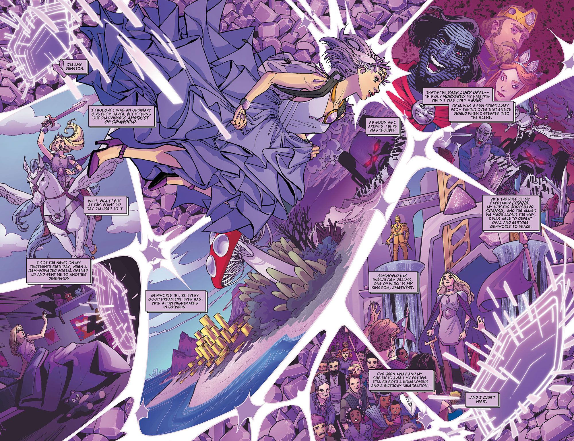 Amethyst: DC Debuts First Look at Amy Reeder Young Justice Spinoff