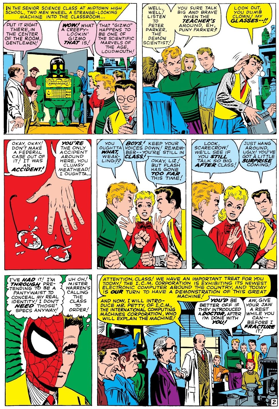 The Great 'Was Flash Thompson A Bully?' Debate of 1985-86