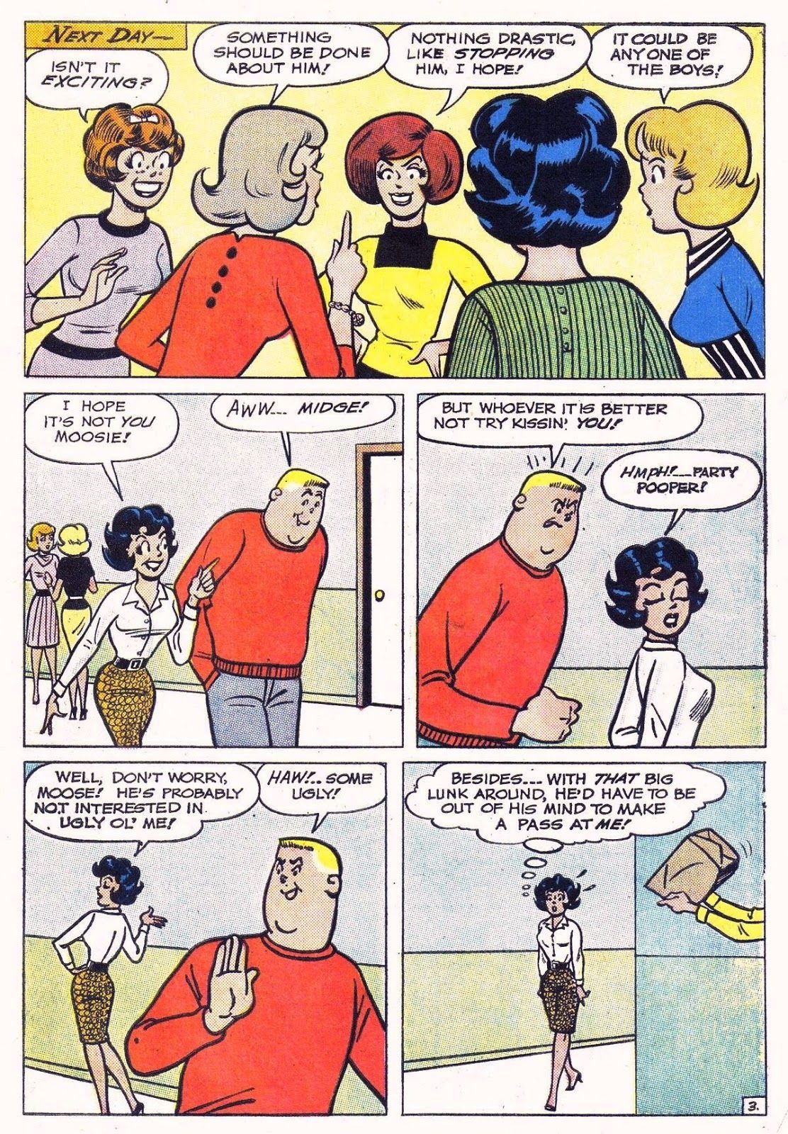 That Time Betty Kissed Veronica and Midge As Part of a Plot to Kiss Archie