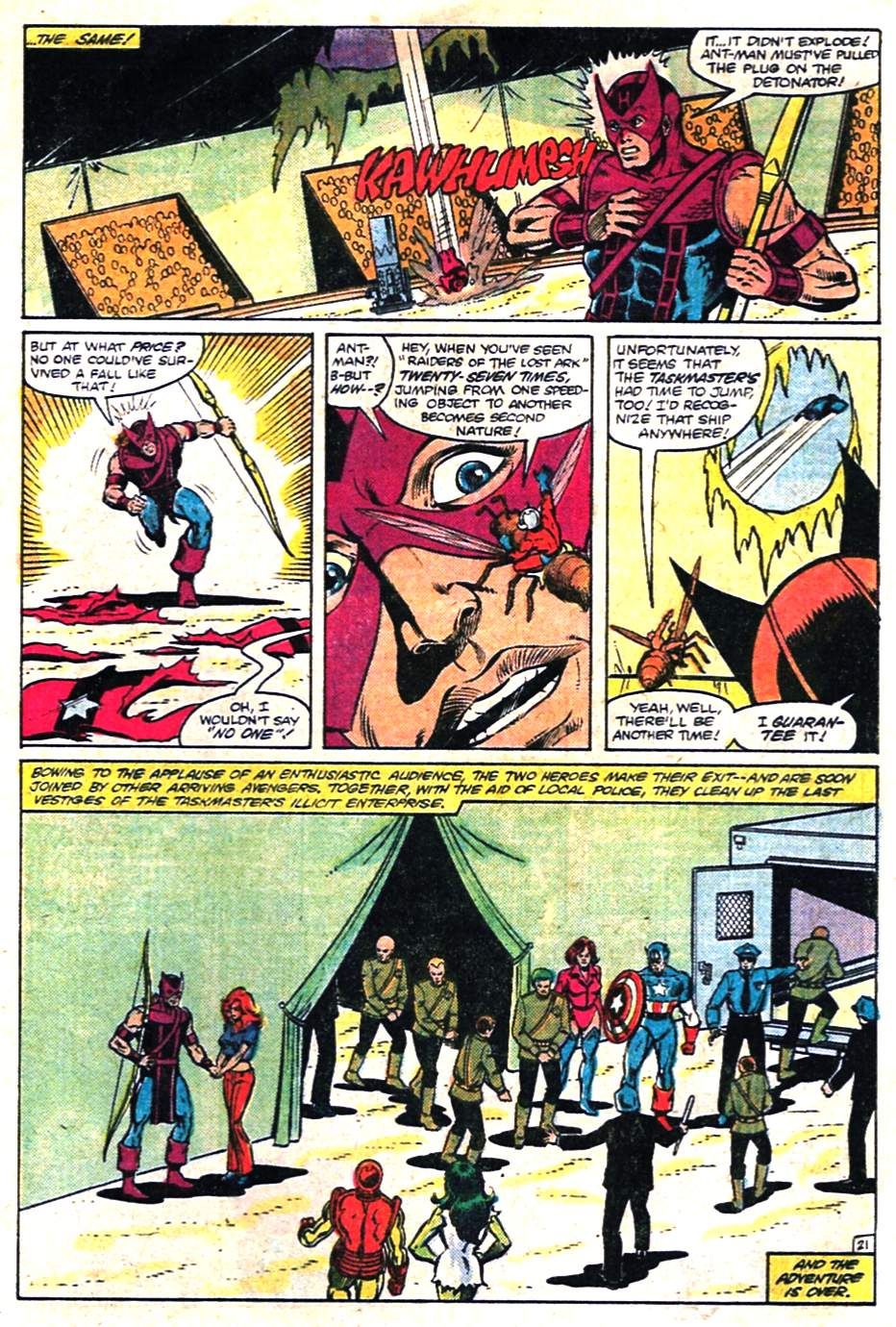 When Was the Taskmaster First Actually Captured?