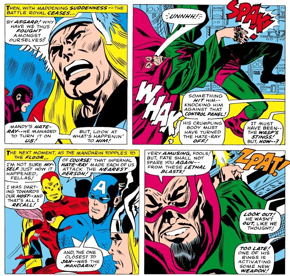 The Avengers Foil a Bonkers Plot by Mandarin in the First Avengers Annual!