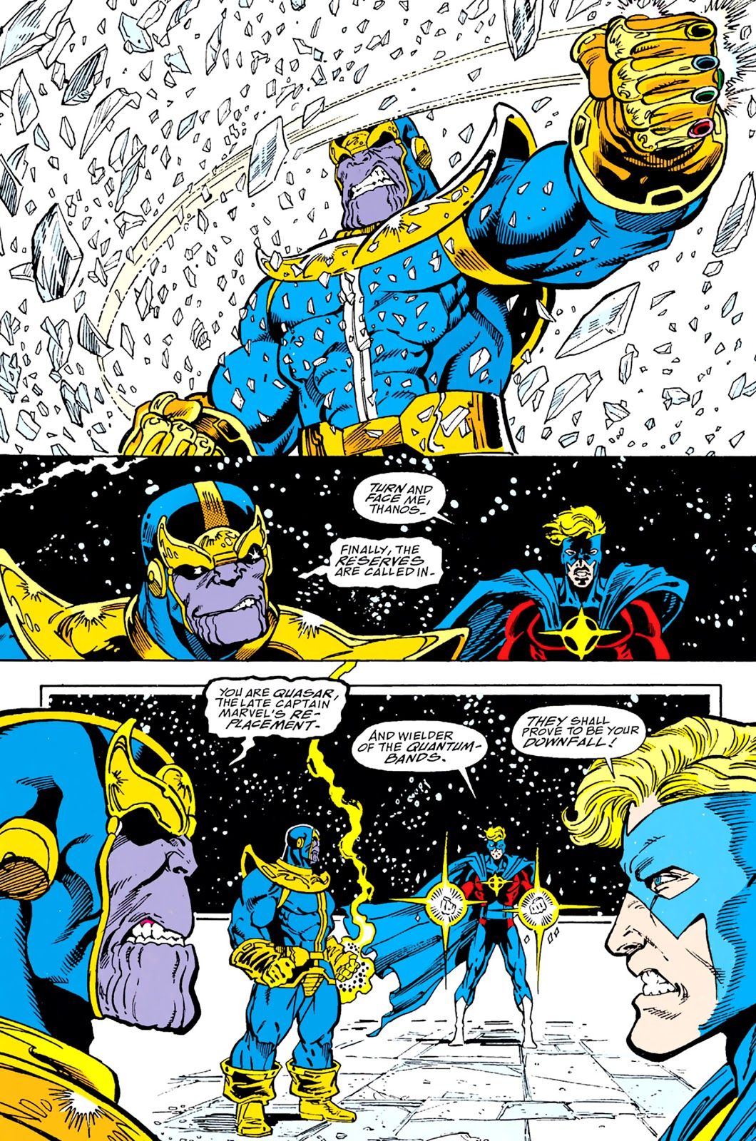 Quasar's Costume Continuity Controversy